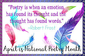 Let’s celebrate! National Poetry Month. – Chasing The Tale